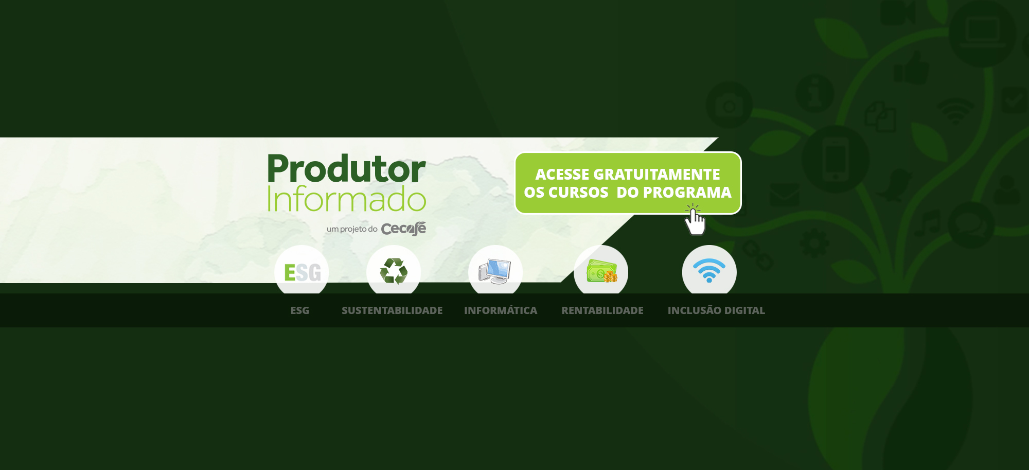 Produtor Informado – Programa do Cecafé que capacita cafeicultores para ...